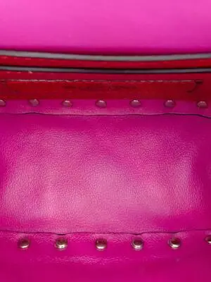 Valentino Garavani 2000-2017 Micro Patent Rockstud Spike Satchel