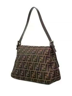 Fendi Zucca Canvas Mamma Forever Shoulder Bag