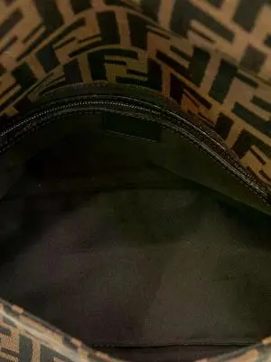 Fendi Zucca Canvas Mamma Forever Shoulder Bag