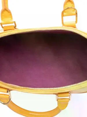 LOUIS VUITTON Epi Alma Pm Handbag - Yellow