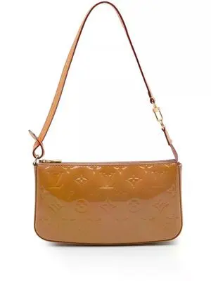 LOUIS VUITTON 2013 Monogram Vernis Pochette Accessoires Shoulder Bag - Brown
