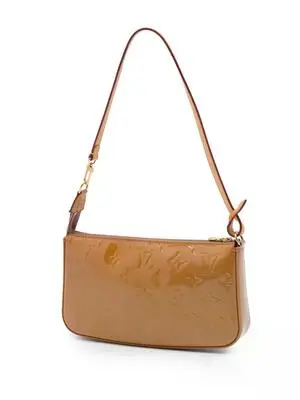 LOUIS VUITTON Monogram Vernis Pochette Accessoires Shoulder Bag - Brown