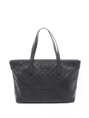Gucci 2000-2015 Medium Guccissima Tote Bag - Black