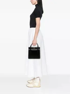 Valentino Garavani Leather Rockstud Handbag