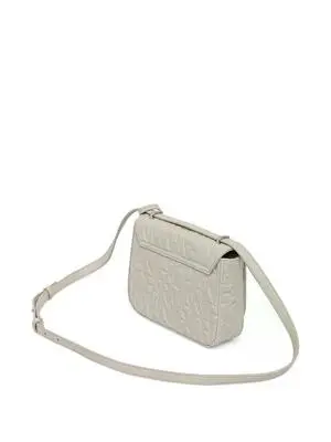 Armani Exchange Logo-embossed Cross Body Bag - Neutrals