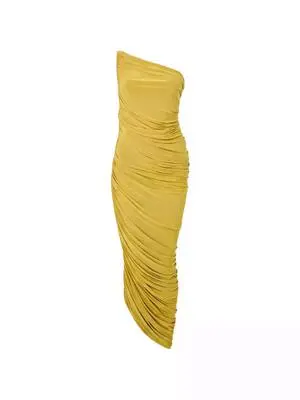 Norma Kamali Diana Asymmetric Dress - Yellow