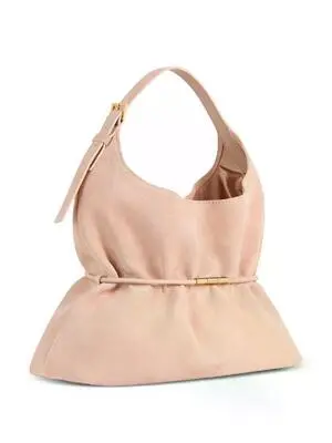 Balmain Sphynx Medium Bag In Suede - Pink
