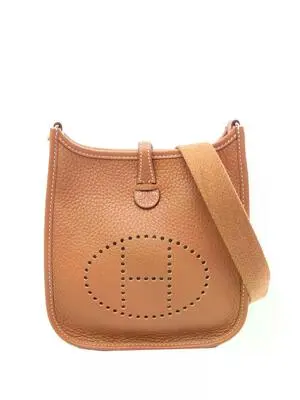 Hermès Clemence Evelyne Amazone Crossbody Bag - Brown