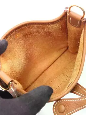 Hermès Clemence Evelyne Amazone Crossbody Bag - Brown