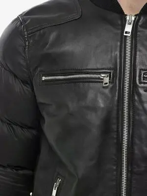 DIESEL® L-boy-pu Panelled Bomber Jacket