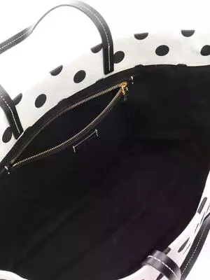 Miu Miu Printed Canvas Tote Bag