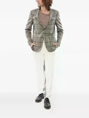 Corneliani Patterned Wool Blazer - Neutrals