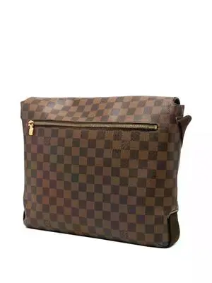 LOUIS VUITTON Damier Ebene Brooklyn Mm Crossbody Bag