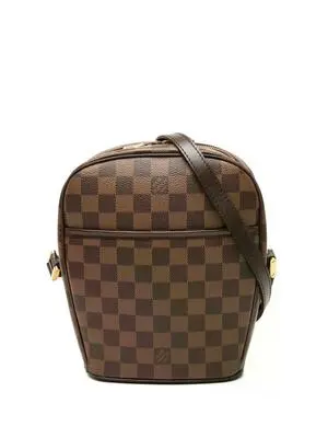 LOUIS VUITTON 2003 Damier Ebene Ipanema Pm Crossbody Bag - Brown