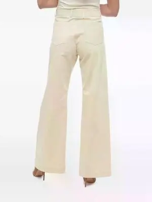 QL2 QUELLEDUE Patch Pocket Wide Leg Trousers