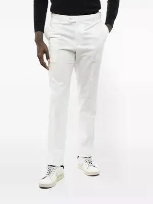 Corneliani Belt-loop Tailored Trousers - White