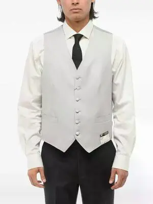 Corneliani Single-breasted Waistcoat - Grey