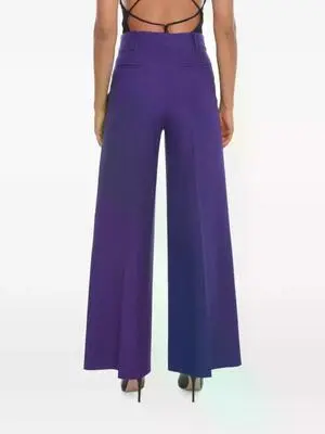 SUPER BLOND Front-pleat Palazzo Pants