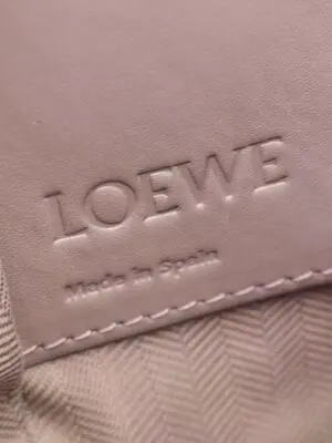 Loewe Soft Grained Calfskin Compact Hammock Bag Satchel - Purple