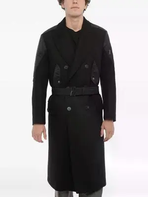 Neil Barrett Belted Hybrid Trench Coat - Black