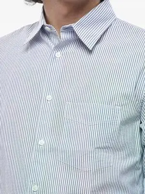 PAOLO PECORA Striped Breast-pocket Shirt