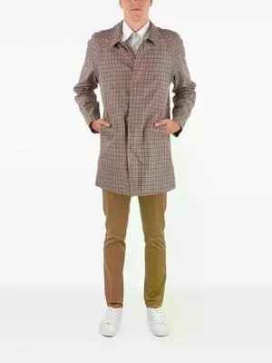 Corneliani Checked-pattern Single-breasted Coat