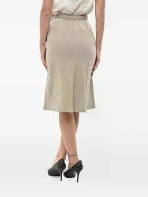 Fear Of God Drawstring Waist Flared Midi Skirt