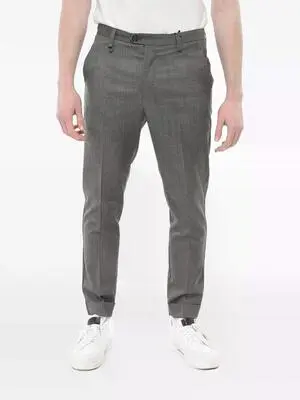 PAOLO PECORA Tailored Trousers - Grey