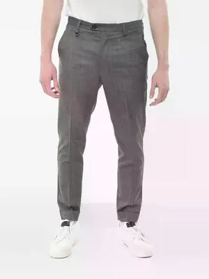 PAOLO PECORA Tailored Trousers - Grey