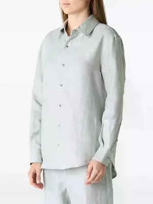 GOD'S TRUE CASHMERE Button-up Linen Shirt