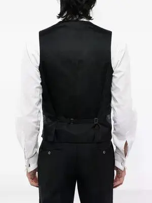 Corneliani Single-breasted Silk Waistcoat