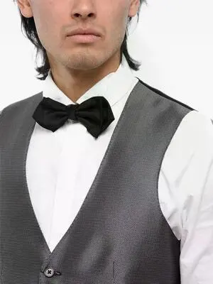 Corneliani Single-breasted Silk Waistcoat