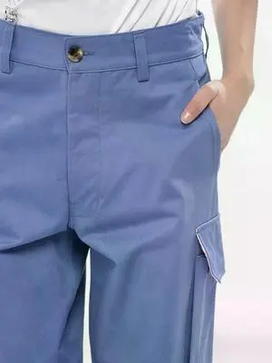 Marni Cotton Cargo Pants With Drawstring Detail