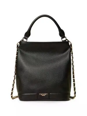TWINSET Convertible Chain Strap Bucket Bag