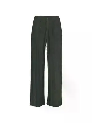 B.B. WALACE Ribbed Knit Track Pants - Green