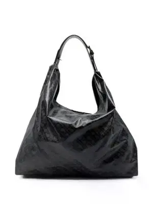 GHERARDINI Amazzonia Monogram-print Shoulder Bag - Black