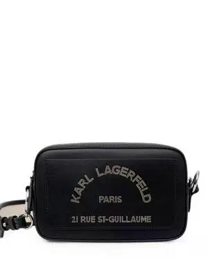 Karl Lagerfeld Logo-stud Shoulder Bag