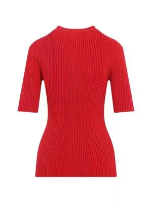 Prada Ribbed-knit Wool Sweater - Red
