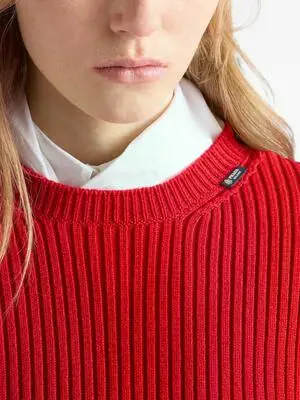 Prada Ribbed-knit Wool Sweater