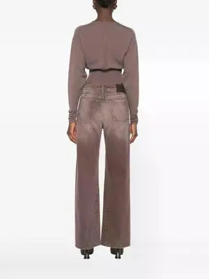 Rick Owens V-neck Cropped Sweater