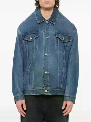 DOUBLET Head Drop Denim Jacket - Blue