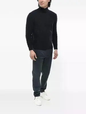 PAOLO PECORA Cable-knit Turtleneck Sweater