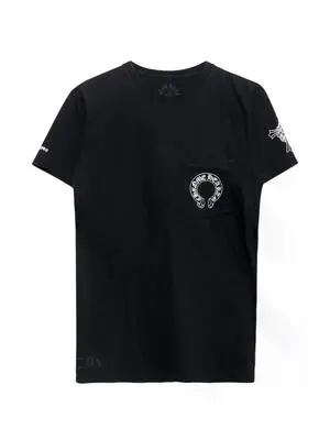 Chrome Hearts Logo-print Pocket T-shirt - Black
