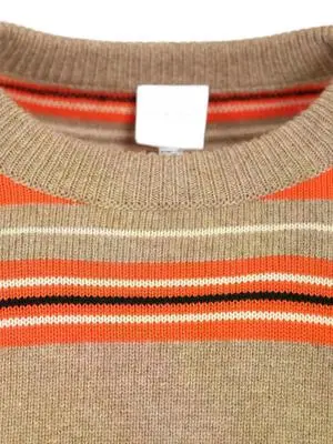 Paul Smith Striped Contrast-sleeve Crew-neck Sweater