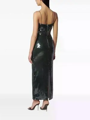 ROTATE BY BIRGER CHRISTENSEN Sequin Embellished Maxi Dress