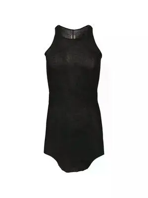 Rick Owens Ribbed-knit Tank Top - Black