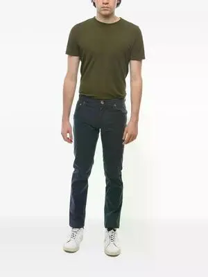 Corneliani Logo-patch Straight-leg Jeans