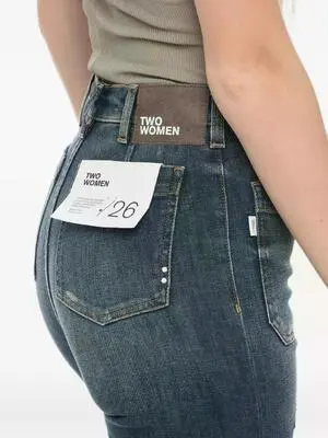 TWO WOMEN TWO MEN Gerbera Patch-pocket Jeans