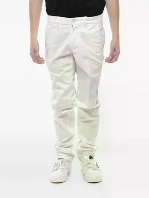 Corneliani Cotton Twill Chino Trousers - White
