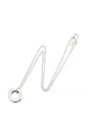 BVLGARI 18k White Gold B.zero1 Necklace - Silver